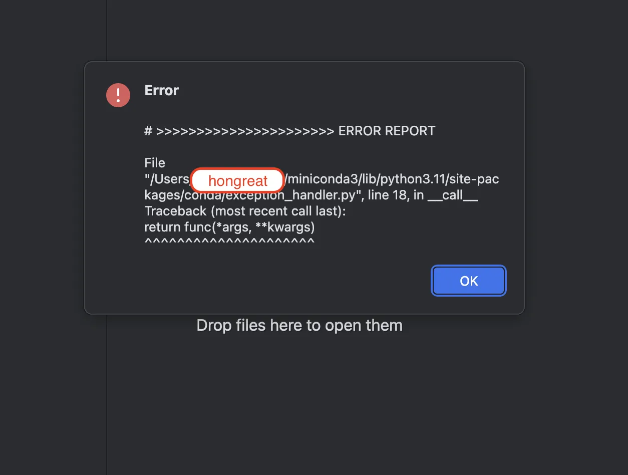 Pycharm 에서 Conda 가상 환경 생성 시 발생한 Error condarc 설정으로 해결하기 | Hongreat Blog made by Next.js